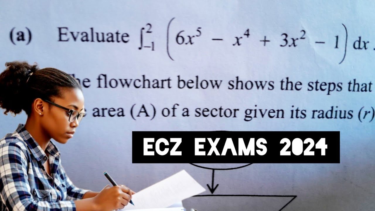 ECZ 2024 GCE Math Paper: Definite Integral SOLVED! - YouTube