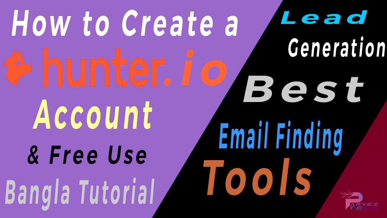 How to Create a Hunter.io Account & Free Use | Best B2B Lead Generation ...