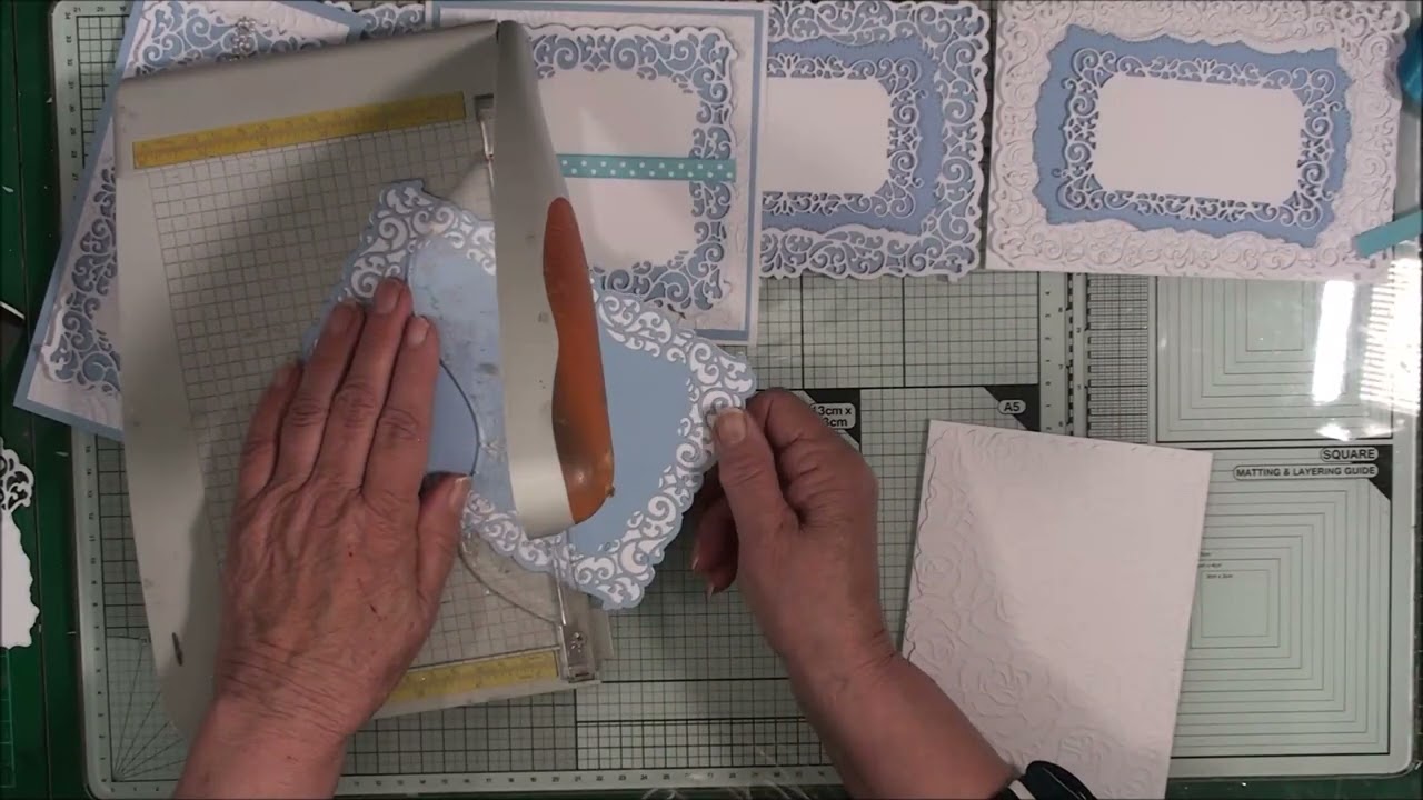 Beautiful Fancy Frames Cards by Christina Griffiths - YouTube