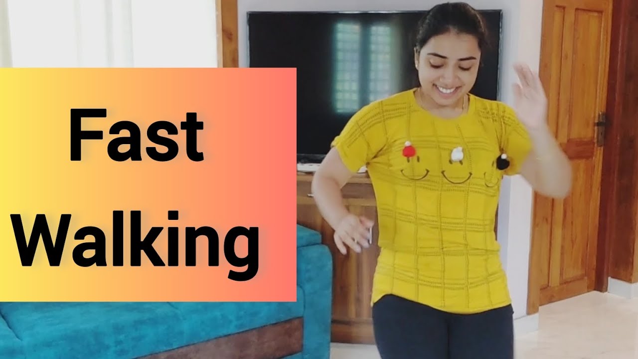 Fast Walking at Home | Boosted Fitness Walk | At Home Workouts - YouTube