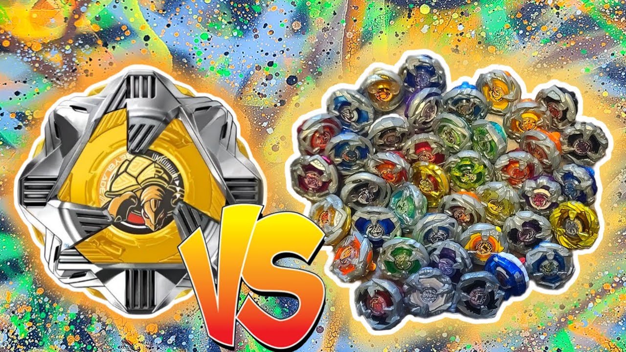 BIG BIRD TURTLE! Yellow Blackshell Vs 41 BEYS! Epic Beyblade X Survival ...