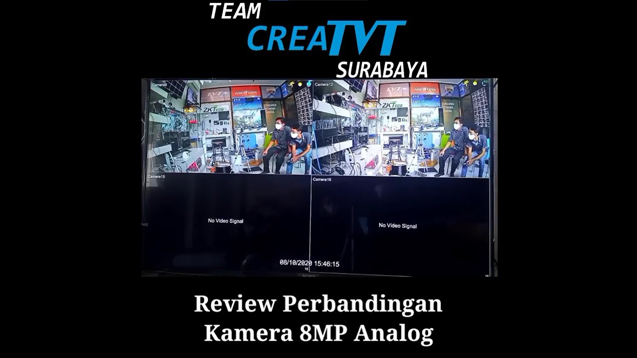 #3 Perbandingan CCTV 8MP TVT dengan Merk Lain || Team CreaTVT Surabaya - YouTube