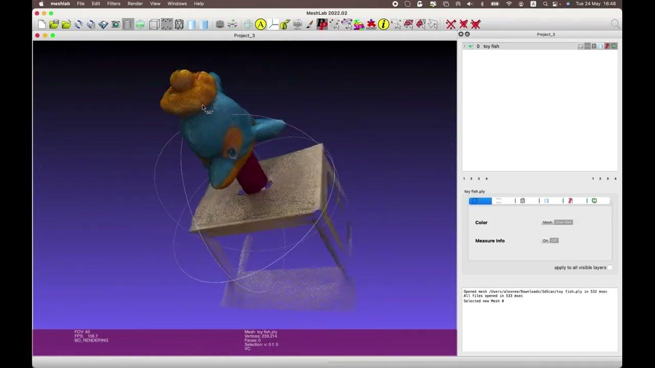 Creating 3D Mesh from Point Cloud Scans Tutorial