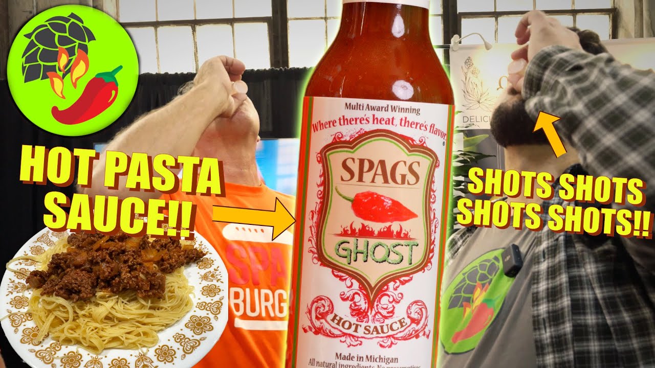 Taking SHOTS of HOT PASTA SAUCE!! - YouTube