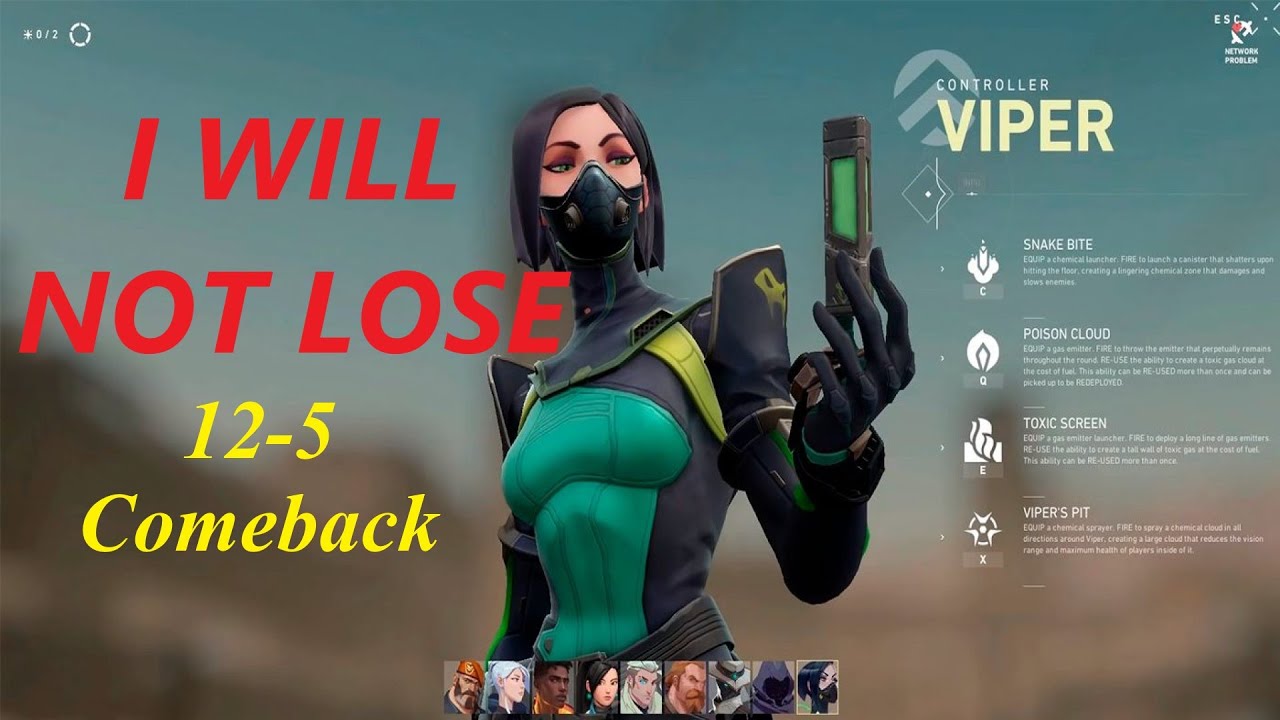 VALORANT awesome 12-5 comeback and win (5vs4 :D) - YouTube