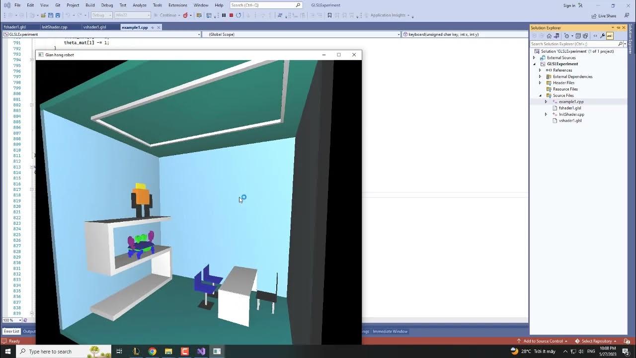 Demo Gian hàng đồ chơi OpenGL C++ - YouTube