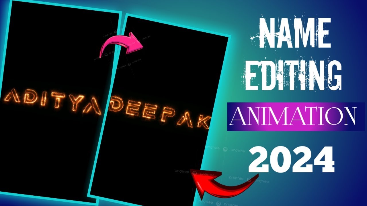 NAME ANIMATION EDITING 2024 | HOW TO MAKE NAME EDITING ANIMATION VIDEO ...