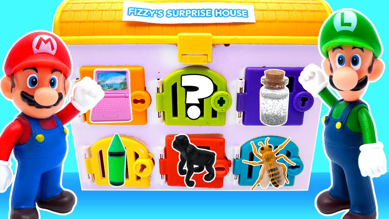 Super Mario's Magical Doors Surprise For Mother's Day | Fun Coloring ...