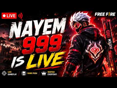 🔴 LIVE NOW! 🔥 Free Fire Live Gameplay | Nayem 999 | Road to Booyah 🏆