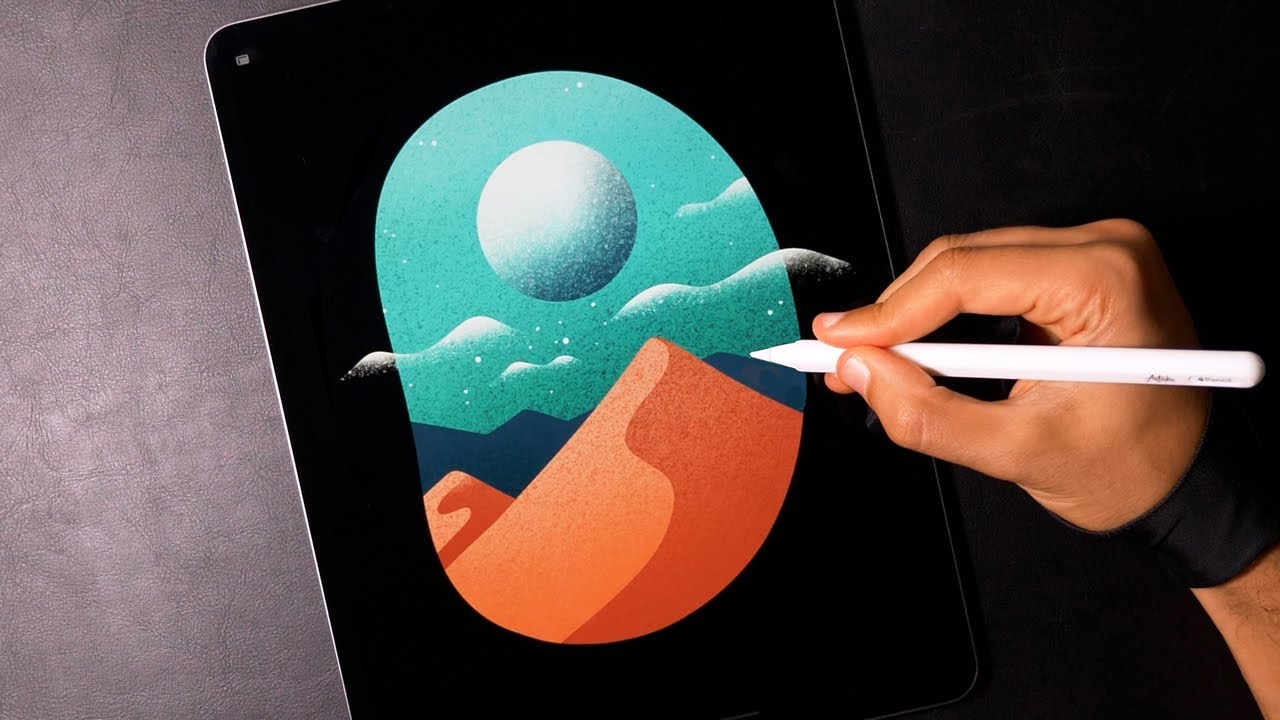 Full Moon Night | Digital Illustration - YouTube