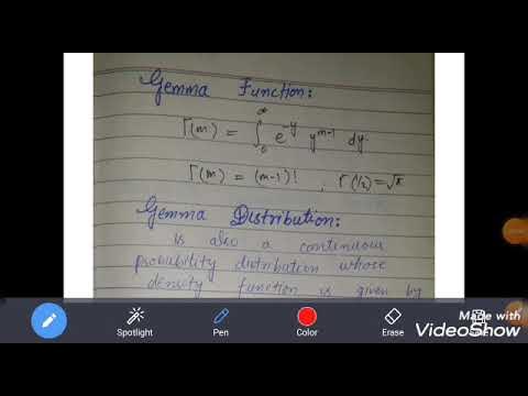 Gamma Distribution |Gamma Function| Gamma Distribution Problems - YouTube