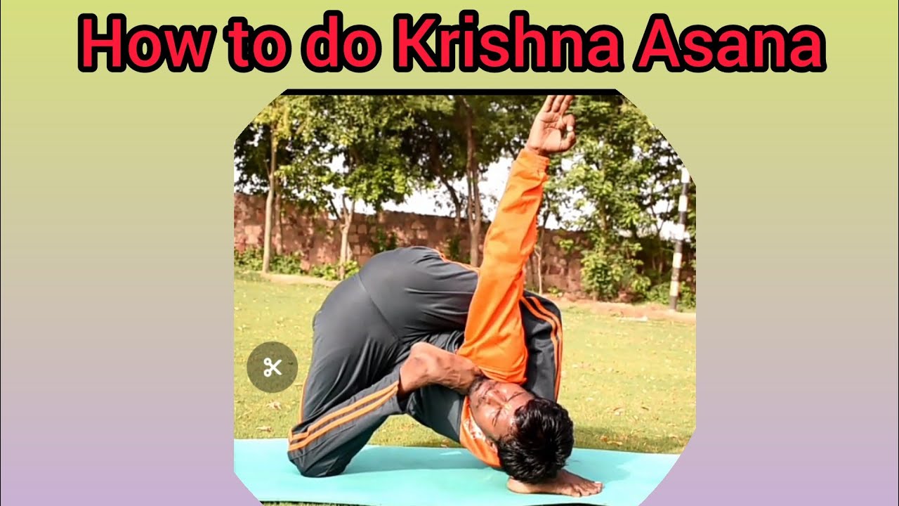 How to do Krishna Asana.कृष्णा आसन करने का सही तरीका। - YouTube