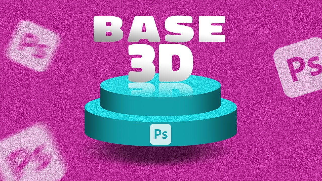 COMO CRIAR BASE 3D NO PHOTOSHOP 2022 - YouTube