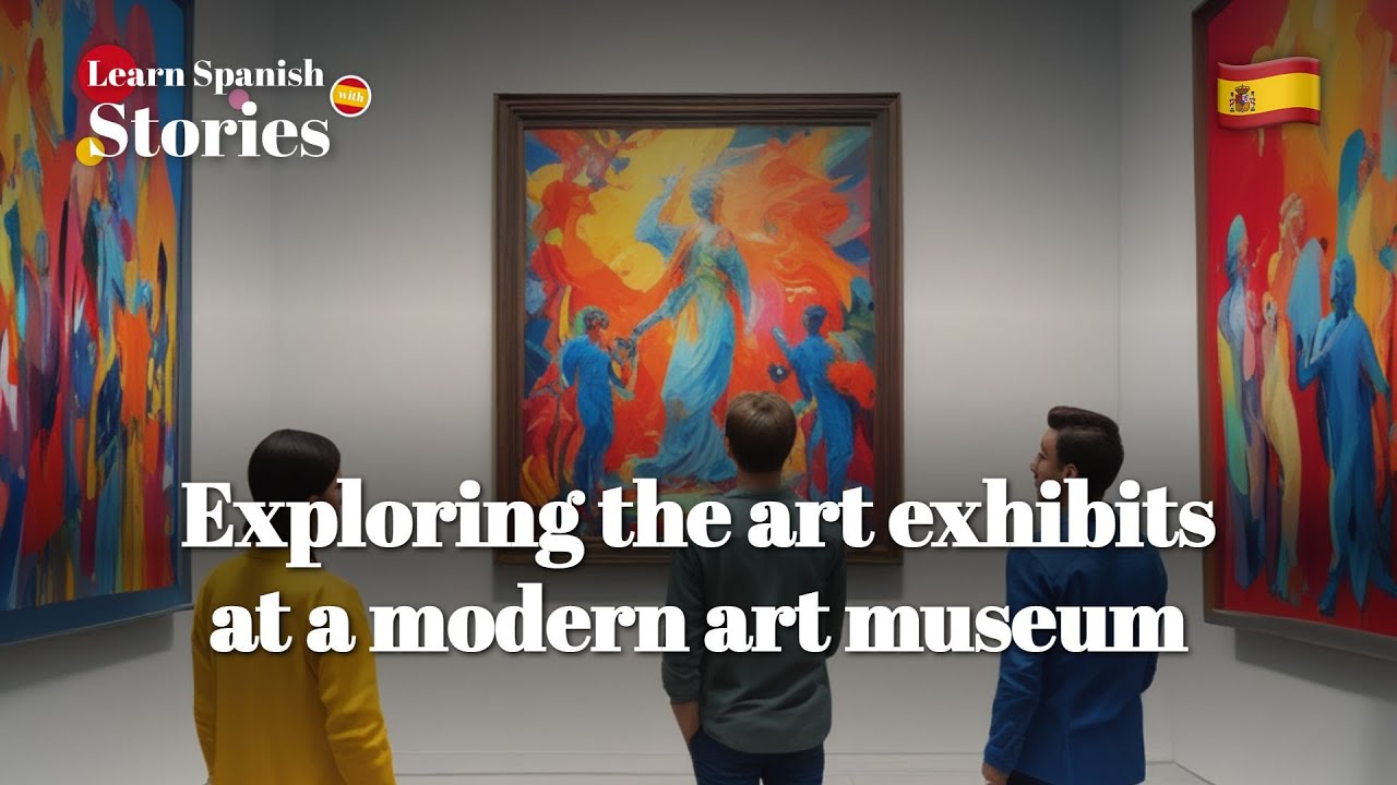 Learn 🇪🇸 Spanish with a story: Exploring modern art museum exhibits ...