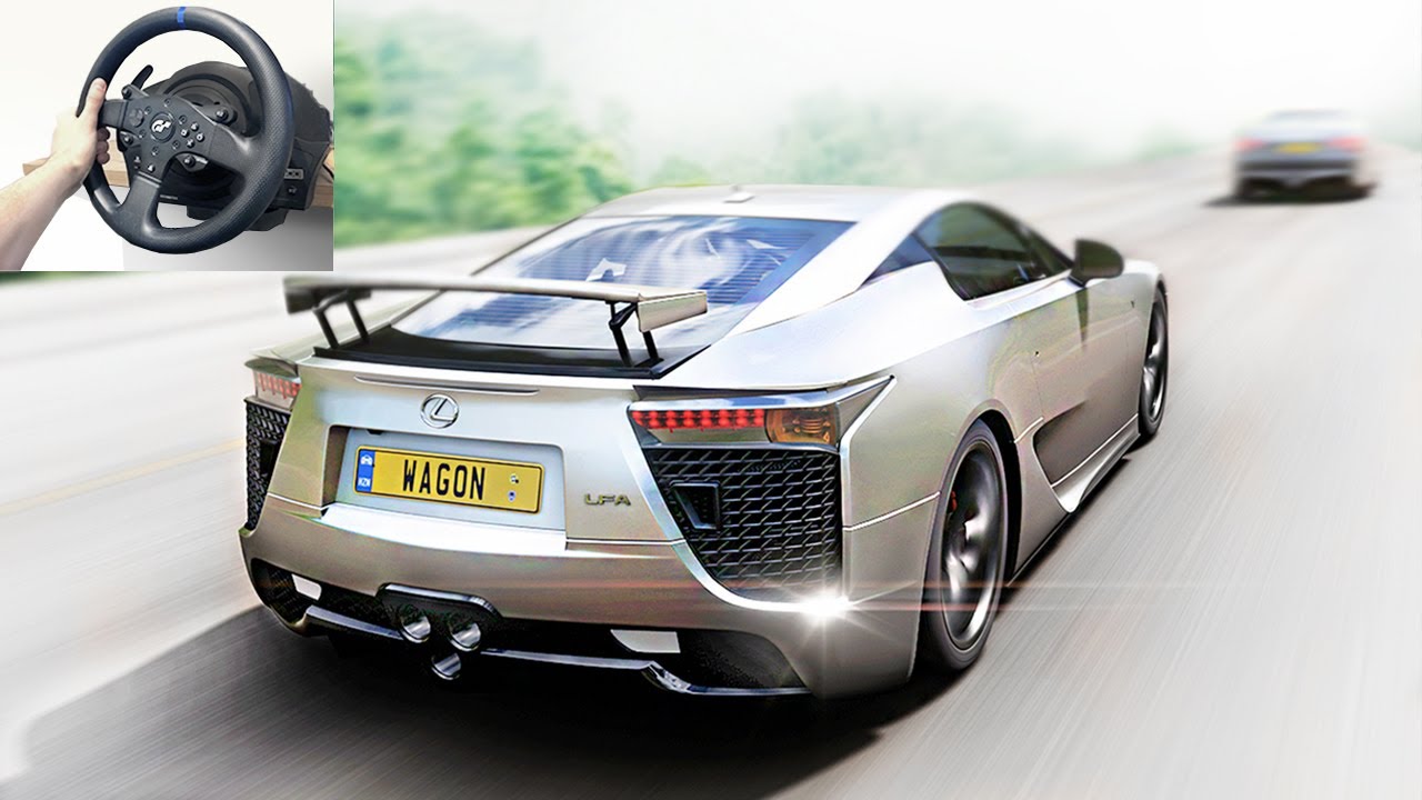 Forza Horizon 5 - Lexus LFA Realistic Driving (Steering Wheel) 4k ...