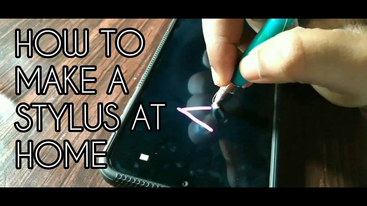 How to make a DIY stylus at home - YouTube