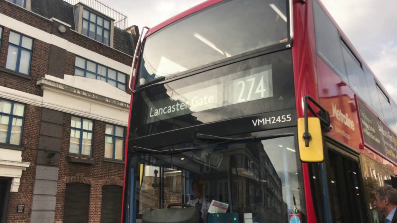 274 to Lancaster Gate (iBus) - YouTube