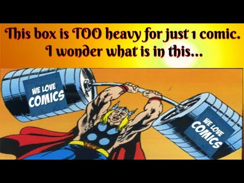 This box is TOO heavy for 1 comic. Did I get scammed? - YouTube