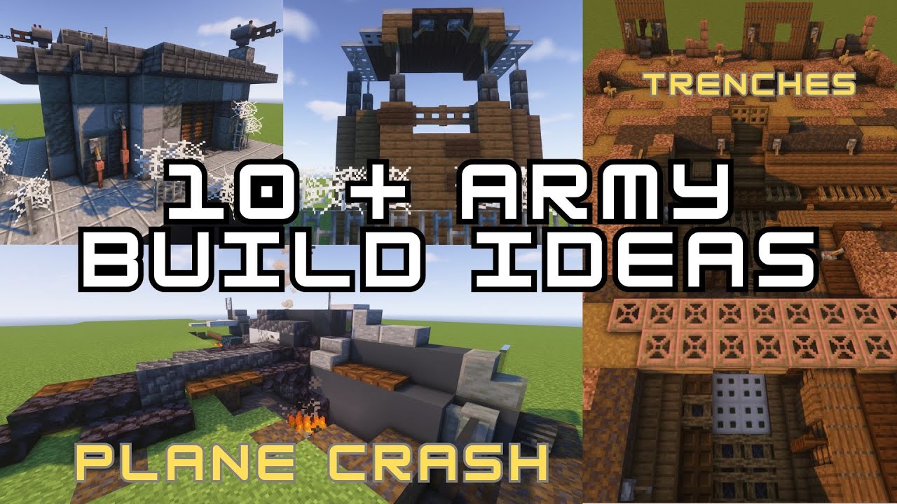 10+ Army Build Ideas Minecraft - YouTube