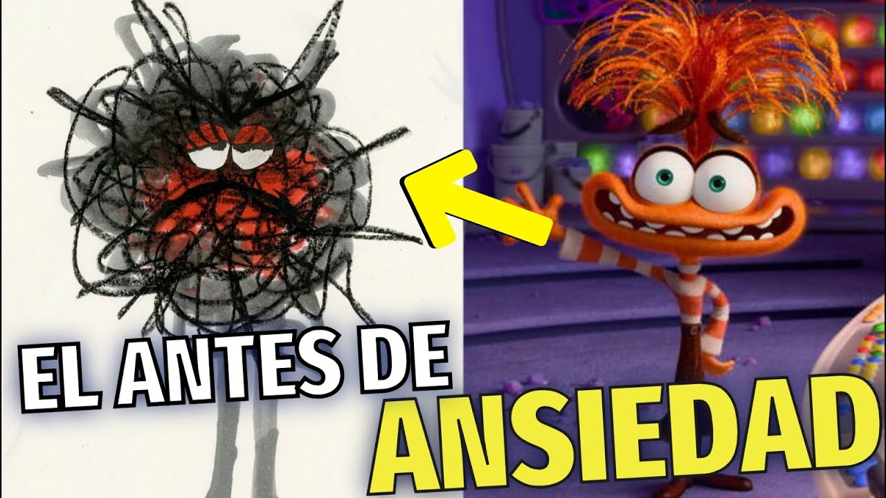 ASI IBA A SER LA EMOCION DE ANSIEDAD EN INTENSAMENTE 2 - YouTube