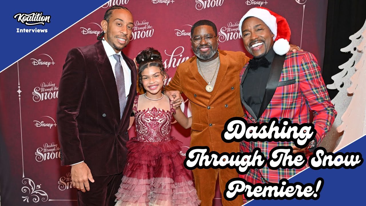 Behind The Scenes At The Disney+'s Dashing Through The Snow Premiere ...