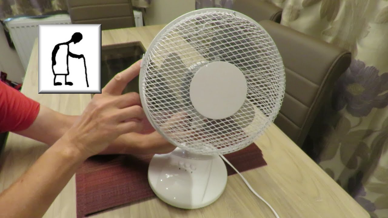 Q Connect Desk Fan 9" 30W - YouTube