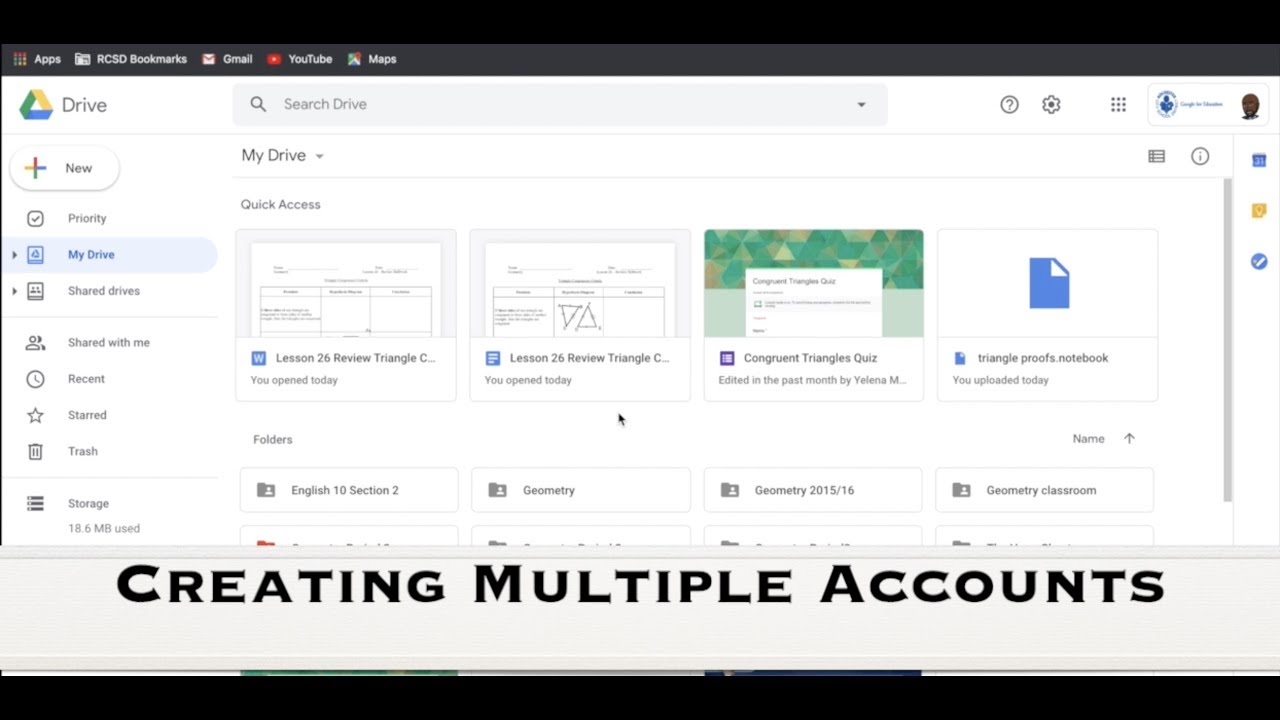 Creating Multiple Accounts - YouTube