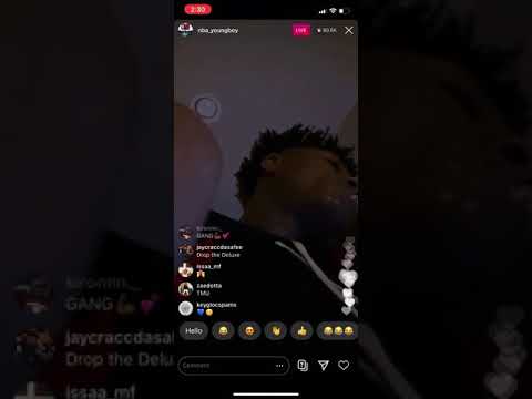 NBA Youngboy Snippets new music in the Studio