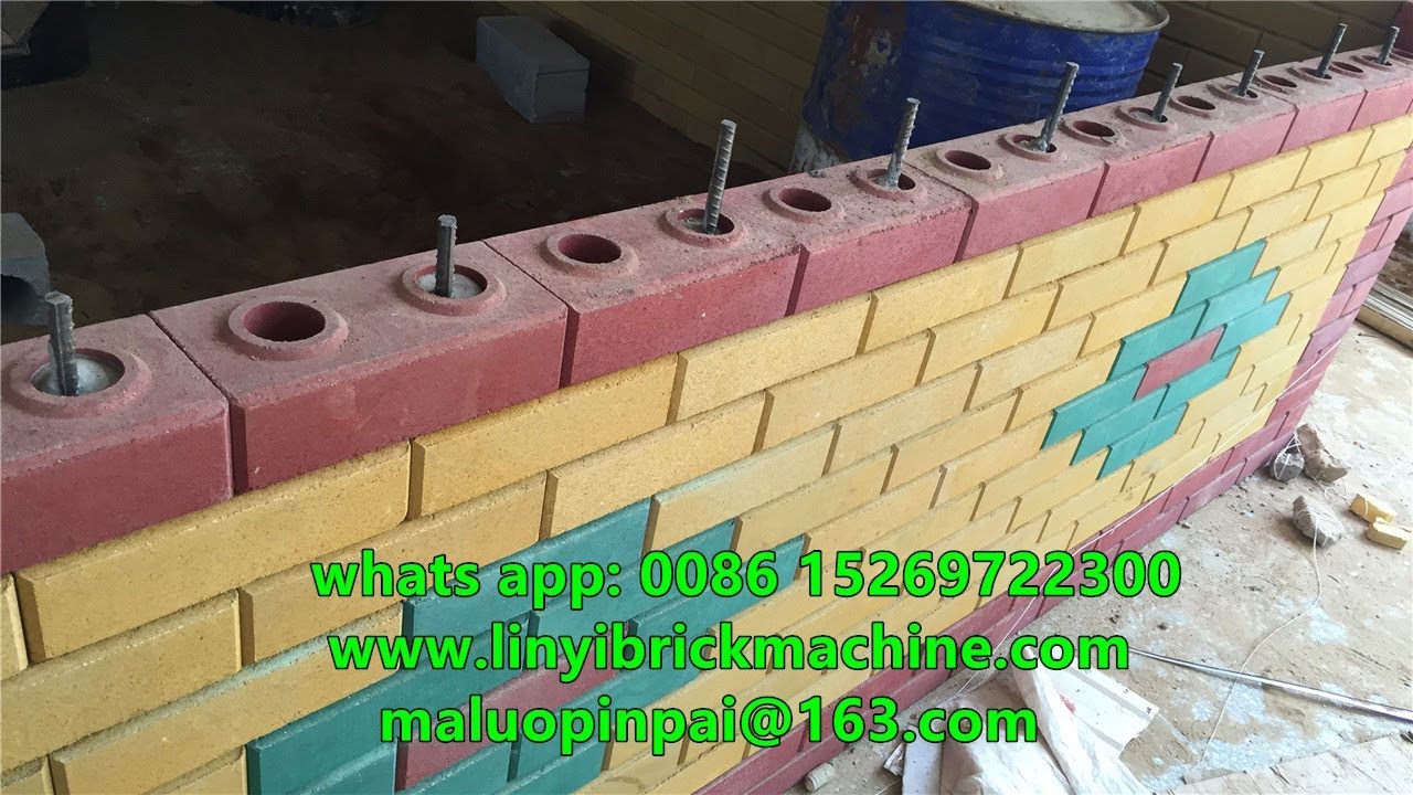 how to build clay interlocking brick house, lego block - YouTube