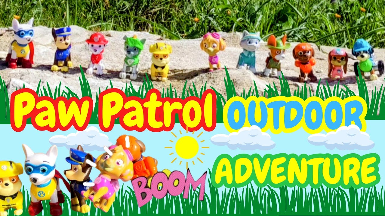 PAW PATROL outdoor adventure | Have fun with PAW PATROL pups at the ...