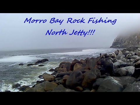 Morro Bay Rock Fishing on North Jetty " Instant Cabazon" - YouTube