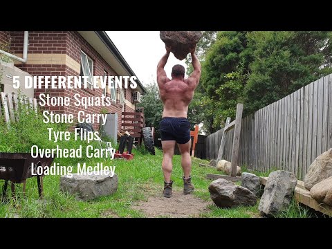 Full Strongman Training Session - Saturday's Strongman Session - YouTube