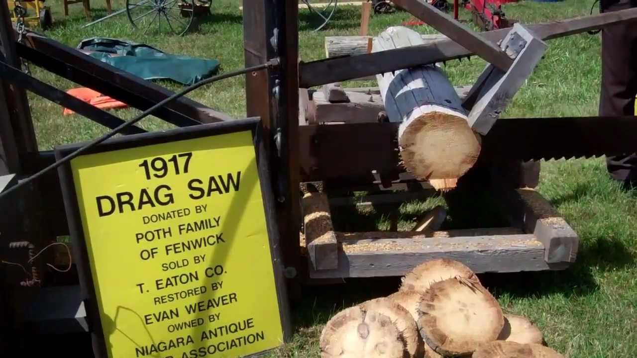 1917 Drag Saw - Sold by T. Eaton & Co. - NAPA show - 1 July 2011 - YouTube