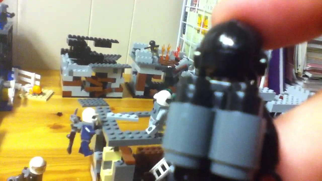 Lego WWII Battle Scene - YouTube