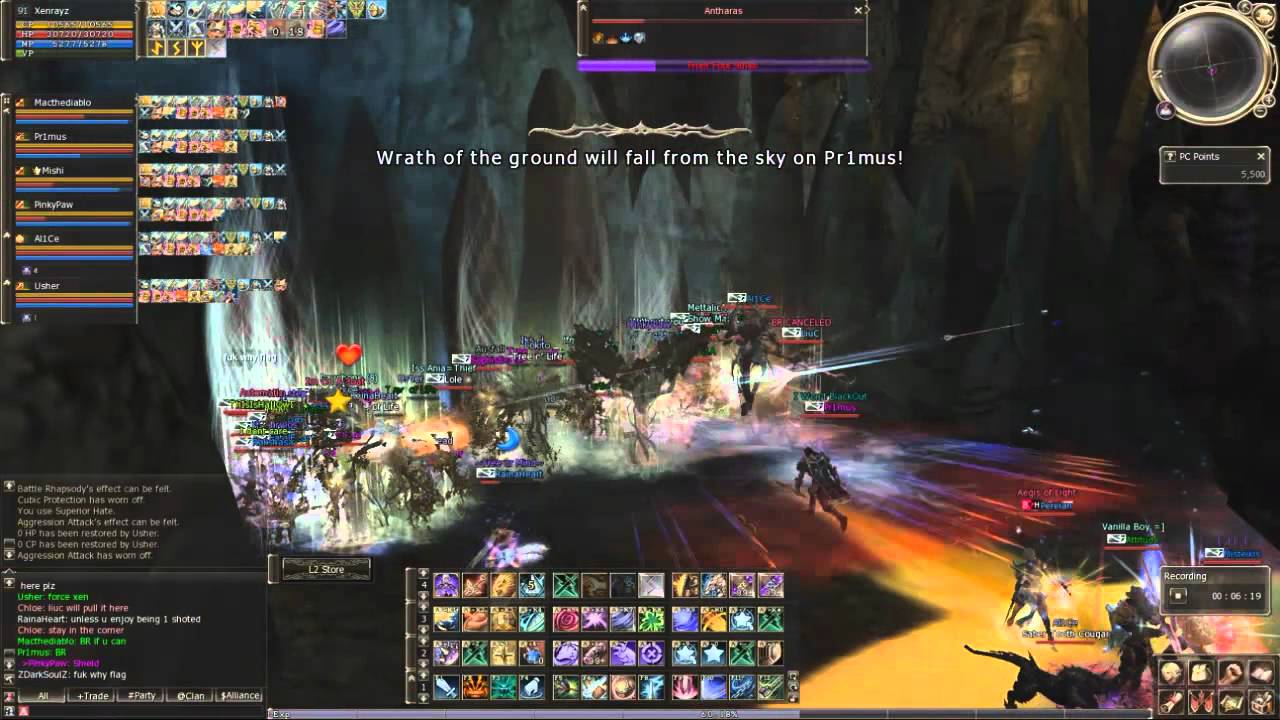 Lineage 2 | Antharas Goddess of destruction - YouTube