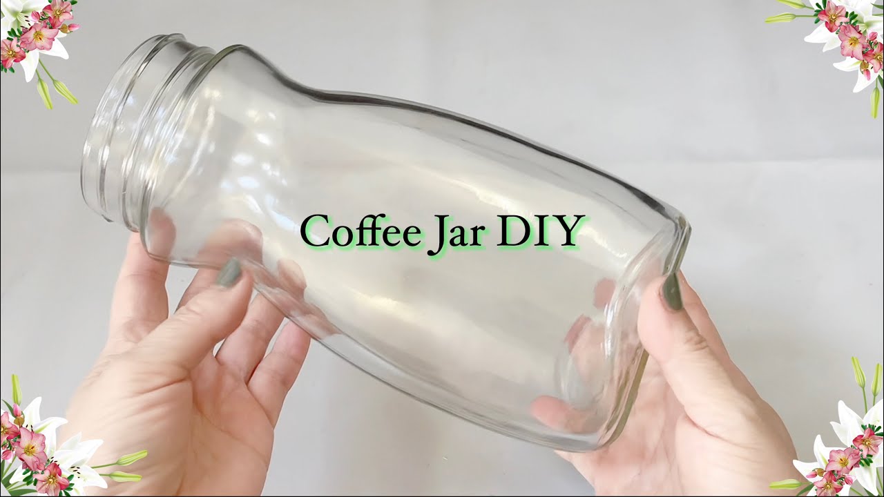 DIY Recycled Glass Jar for Home & Kitchen Decor| Upcycle | Reuse ...