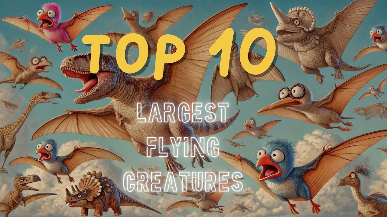 Top 10 largest flying creatures ever - YouTube