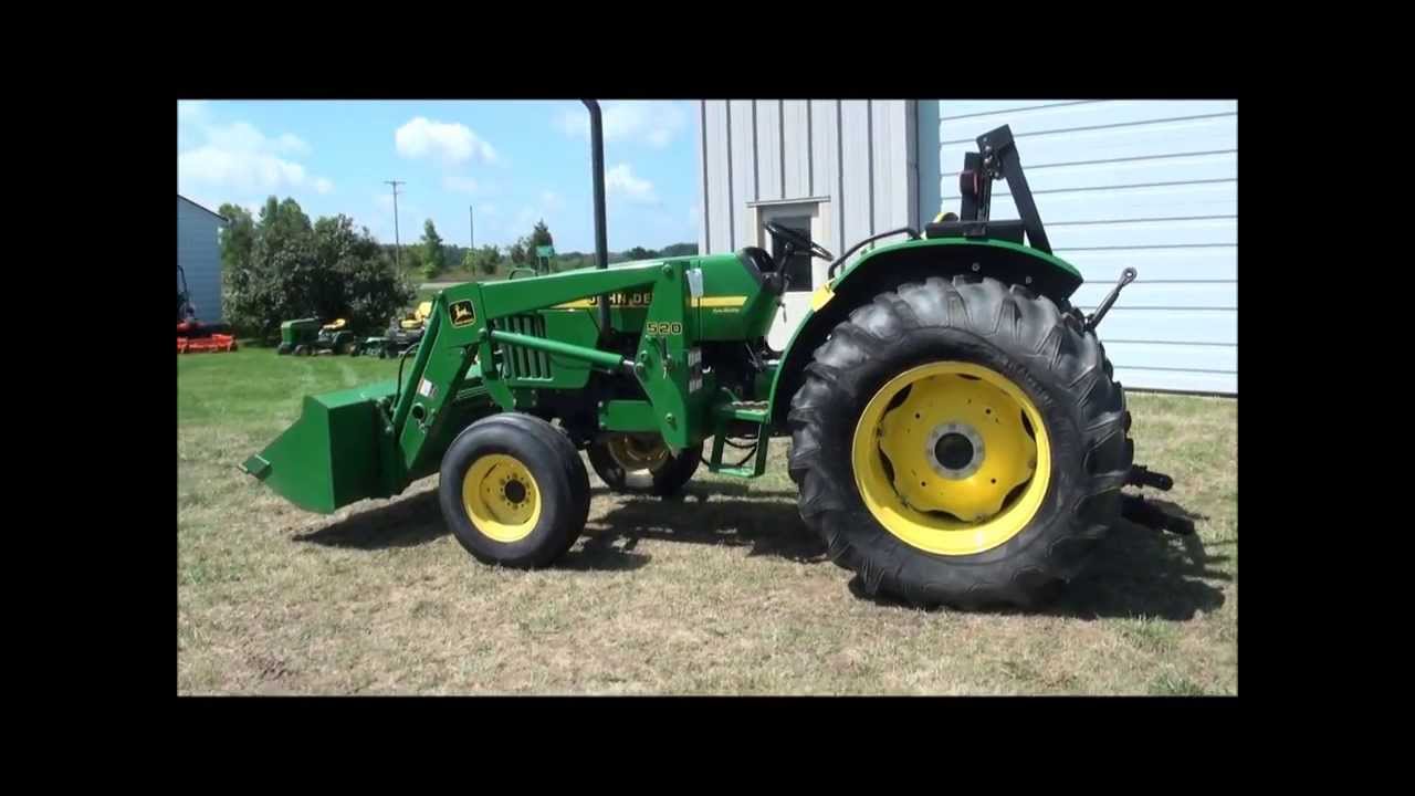 Lot 112. John Deere 5210 Tractor 2WD, sync shuttle shift @ http://www ...