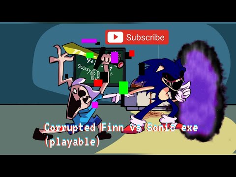 Sonic exe (You Can't Run) vs Corrupted Finn (NO HERO) (Mashup by The Blaster) download available