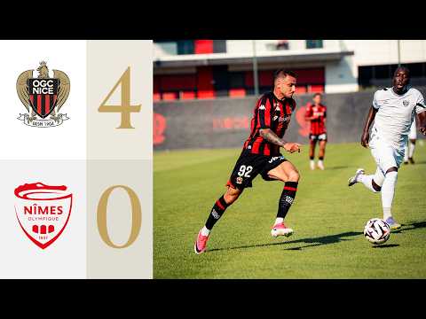 Résumé : OGC Nice - Nîmes Olympique (4-0) - Amical 26-27