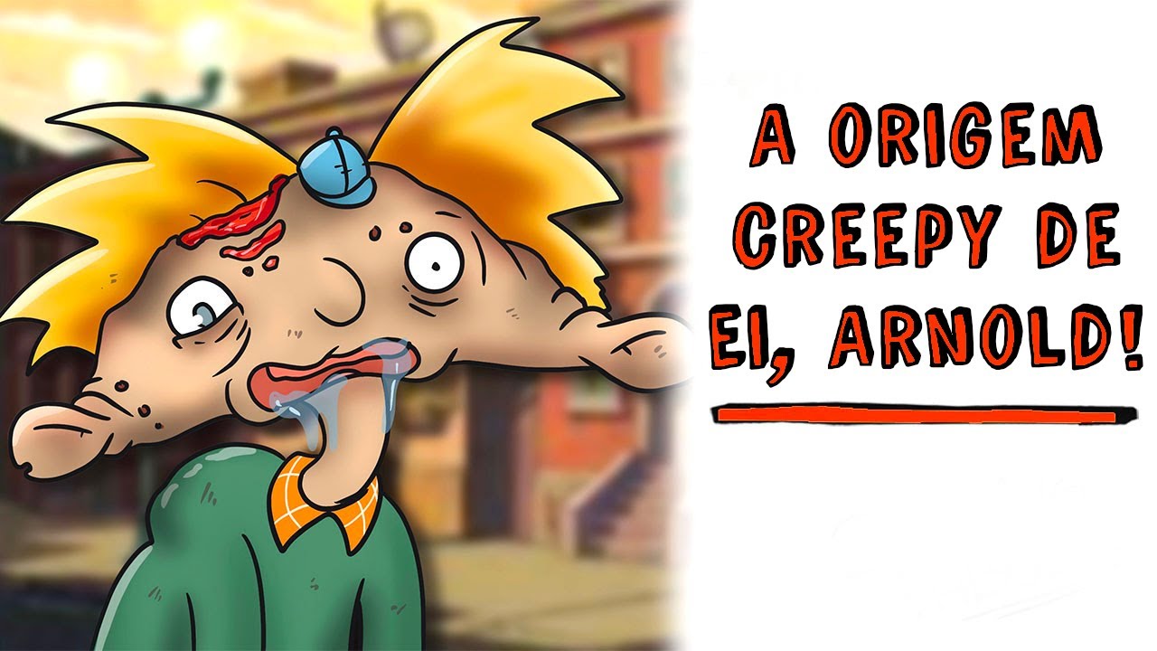 A origem creepy de Ei, Arnold! 😈 História de terror | Draw My Life ...