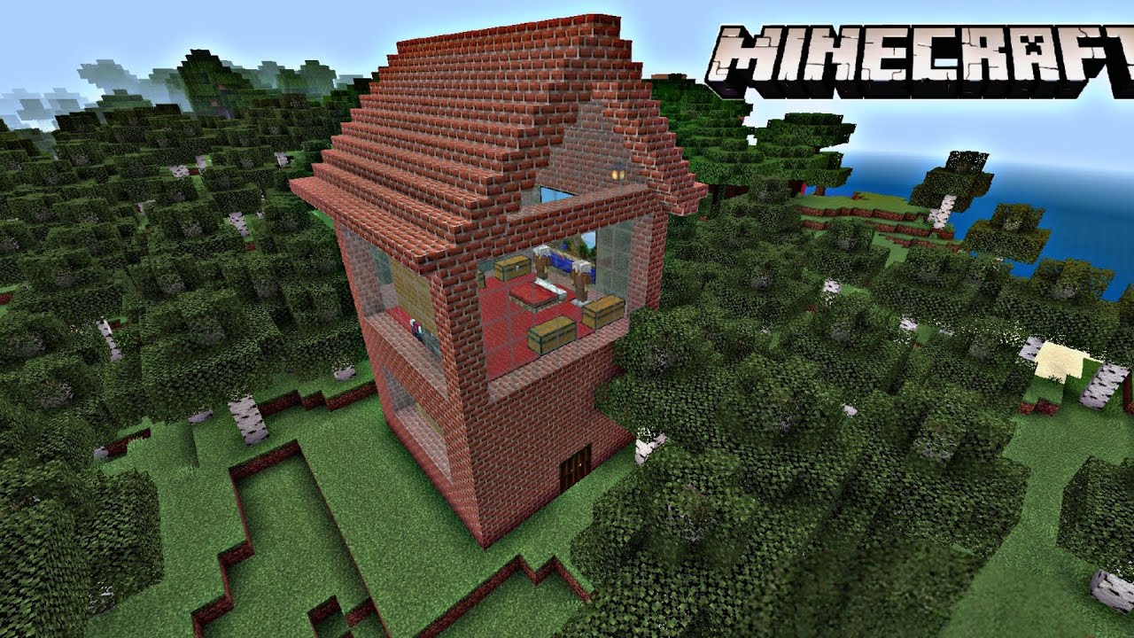 Minecraft| How to build a very beautiful stone house🏠 - YouTube