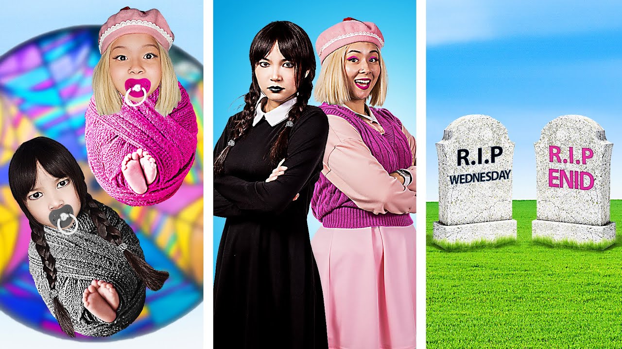 Birth To Death Of Wednesday Addams In Real Life Emotional ๐ถ โ Crazy Situations By Crafty Hacks