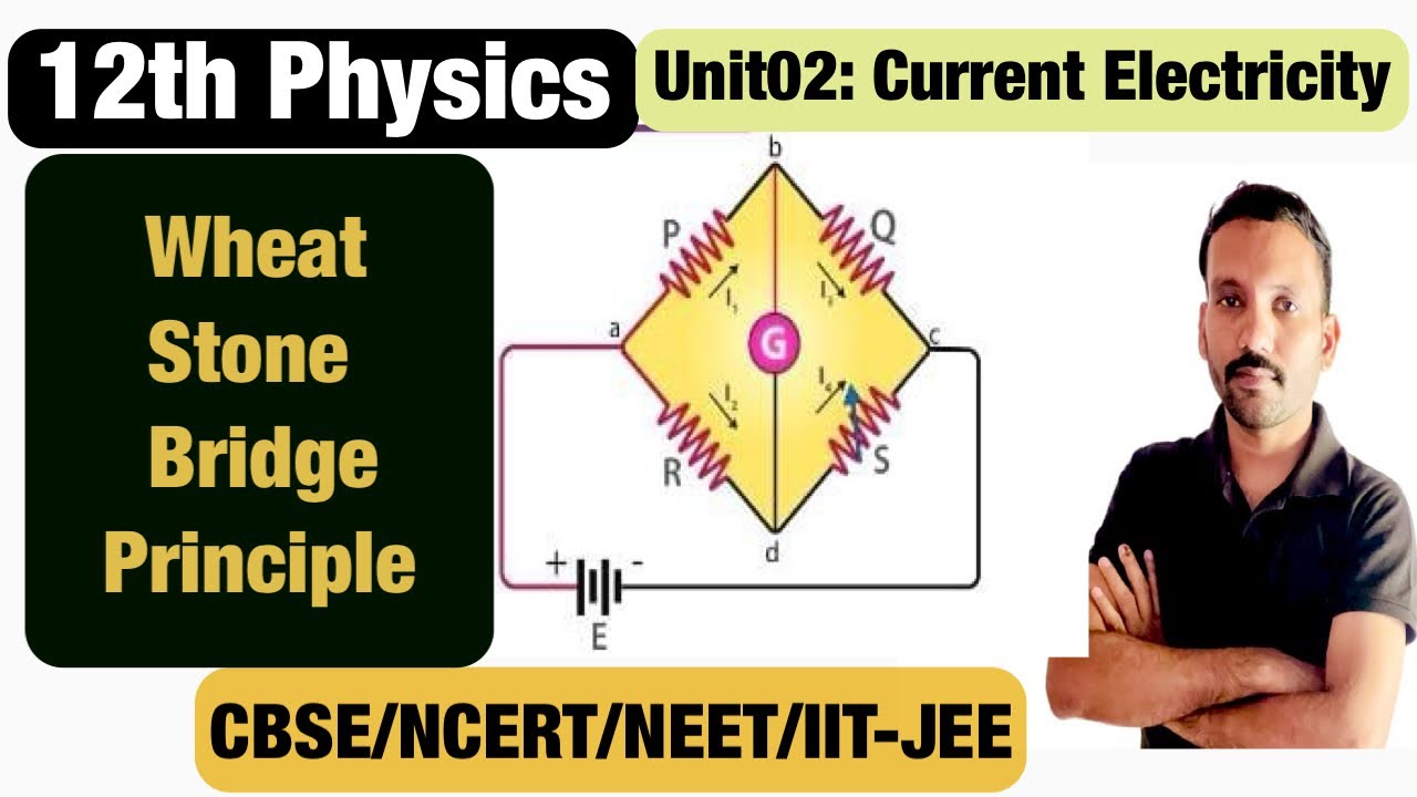 Wheat stone Bridge Principle | 12th Physics | Current Electricity ...