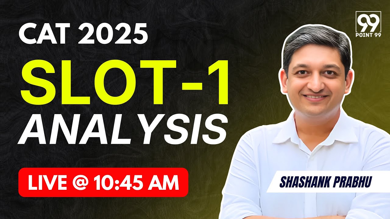 CAT 2025 Slot 1 Analysis | CAT 25 Slot 1 Review | CAT 25 Paper Review | CAT 25 pattern ...