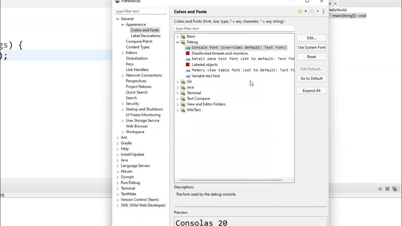 How to Increase Console Font Size in Eclipse IDE - YouTube