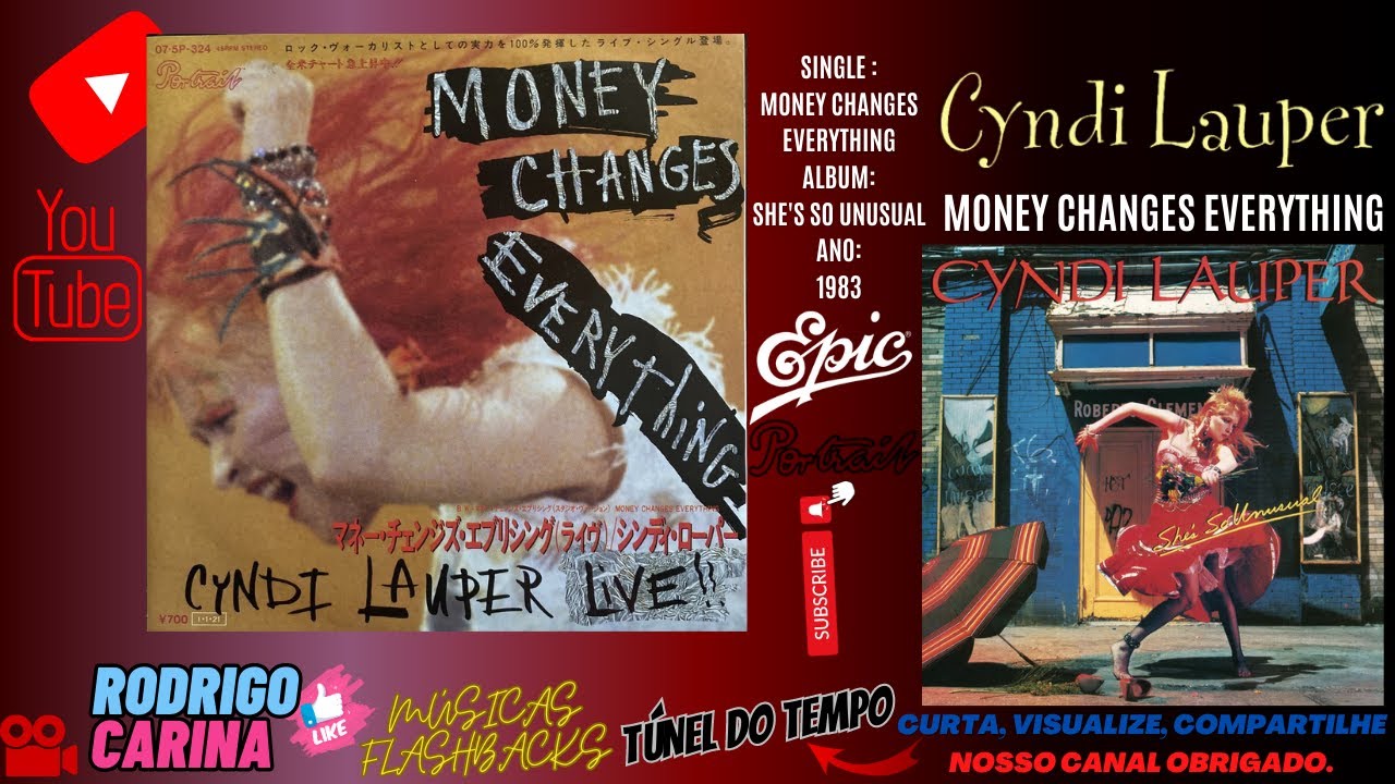 Cyndi Lauper - Money Changes Everything - YouTube