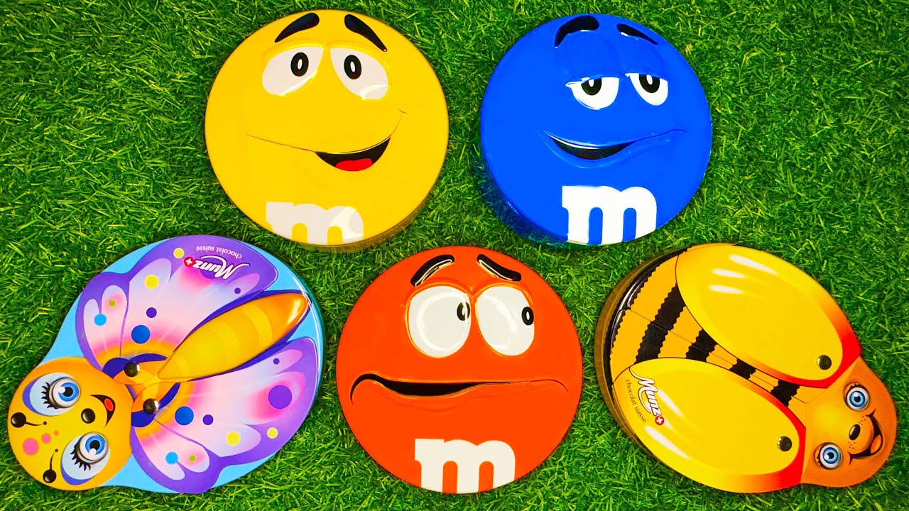 4 Minutes Satisfying with Fresh Unboxing Sweet M&M'S & Munz Chocolate ...