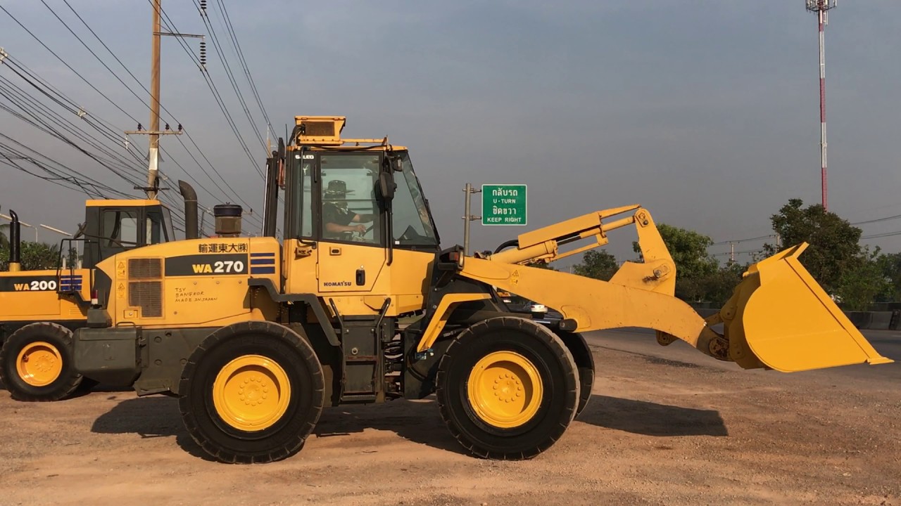 KOMATSU WA270-6 www.thaispmotor.com 081-2990958 - YouTube