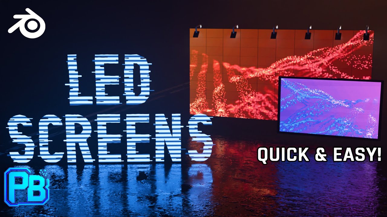 Realistic Screens and LED Panels in Blender! - Quick and Easy! - YouTube